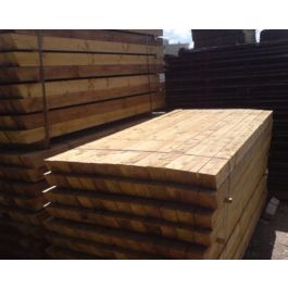 Weathered Timber Post 4x4 inch diameter | Welslot